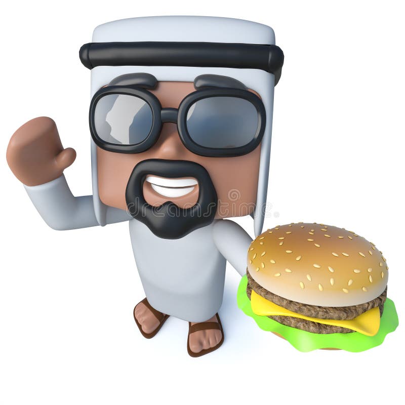 Arab Sheik Character Stock Illustrations – 162 Arab Sheik Character ...