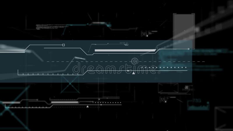 3D Future Technology Loading Graphics Moving Stock Video - Video of ...