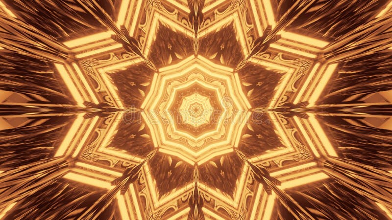 3D Futuristic Background with Glowing Abstract Gold Neon Lights ... 3D Futuristic Background with Glowing Abstract Gold Neon Lights ...