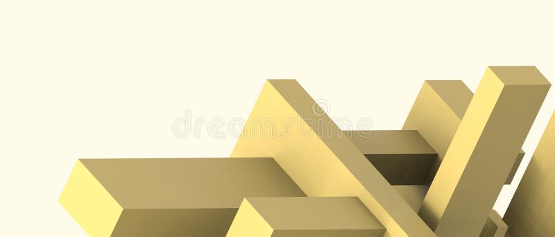 3D Futuristic Geometric Shapes Background and Business Concept with ...