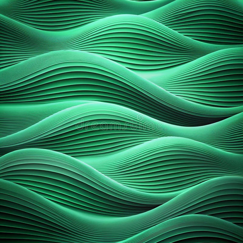 3D Futuristic Technology Background with Flowing Data Waves Stock Image ...