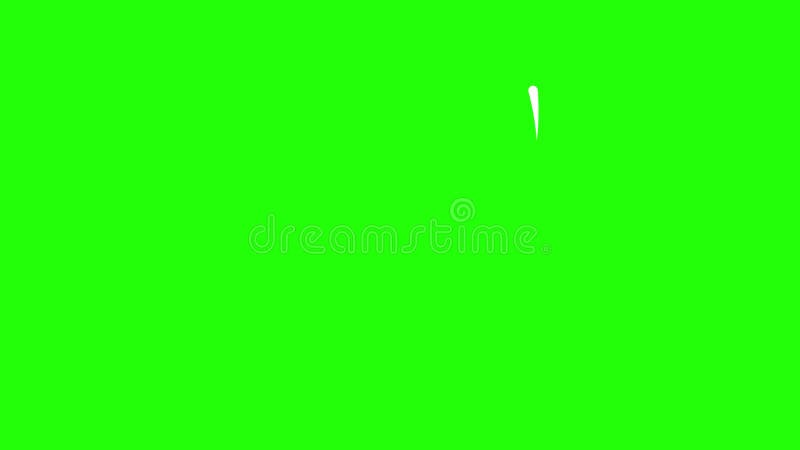 2d Fx Line Motion Graphics Elements with Green Screen. One Element Pop ...