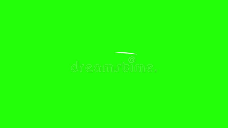 2d Fx Line Motion Graphics Elements with Green Screen. One Element Pop ...