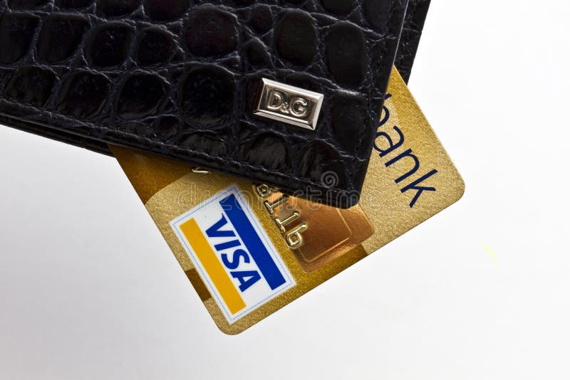 D&G Wallet and Visa Credit Card Editorial Photography - Image of credit ...