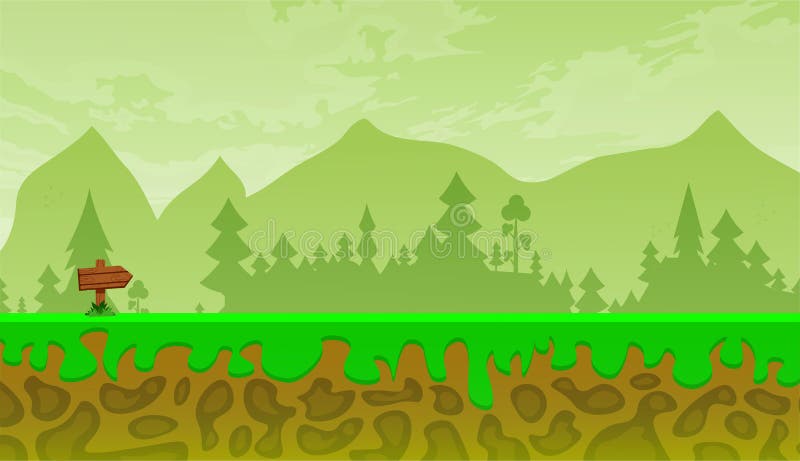 2d Game Art, Natural Landscape for Games, Mobile Applications and ...