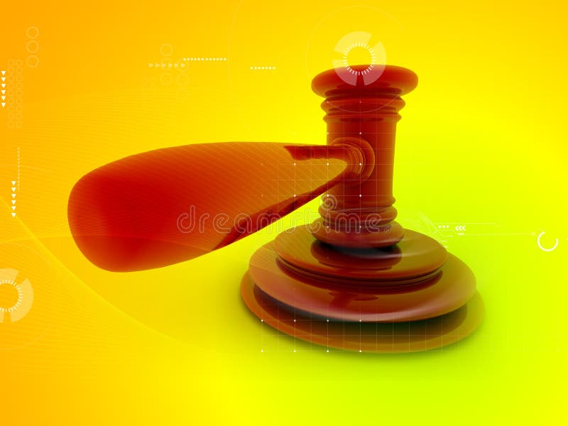 3d gavel stock illustration. Illustration of justice - 22469794