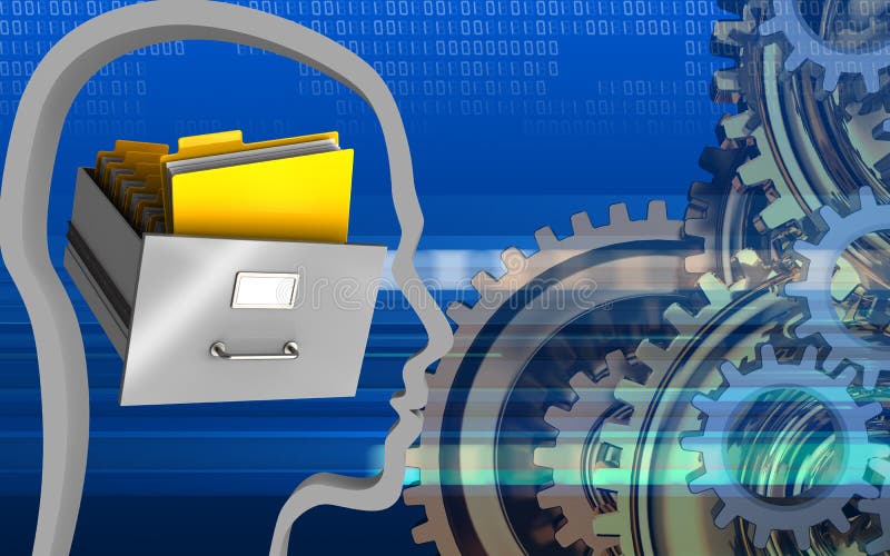 3d gears system stock illustration. Illustration of digital - 102665766