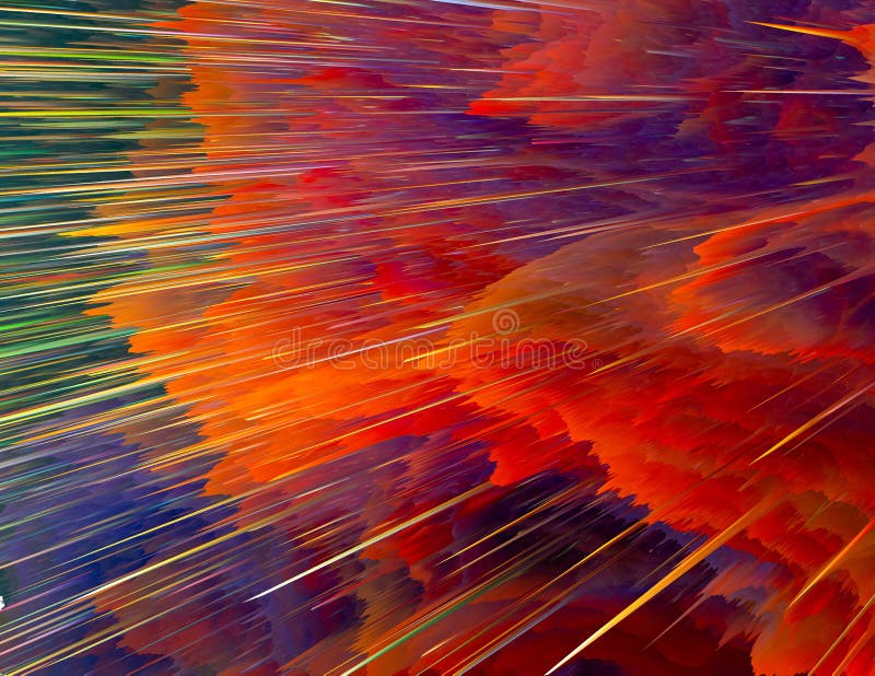 A Futuristic 3D Layer Zoom in Speed Effect with Colorful Background ...