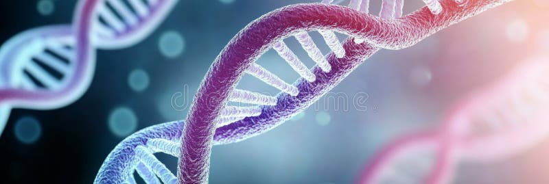 3D Generated Image Structure of DNA Chains from Pure Water, Giving a ...