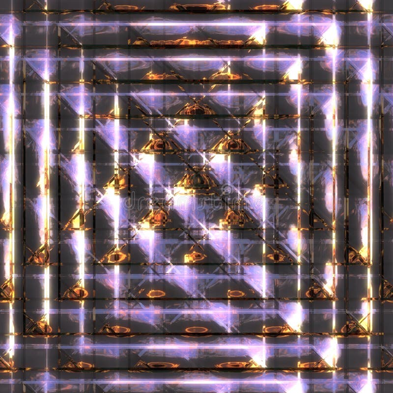 3D Render of Glass Pattern Seamless Tile with Color Back Lights Stock ...