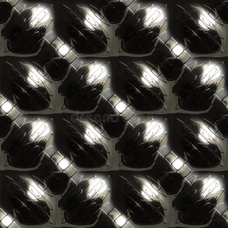 3D Render of Glass Pattern Seamless Tile with Color Back Lights Stock ...