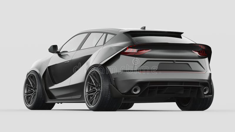 3D generic SUV stock illustration. Illustration of modern - 252116959