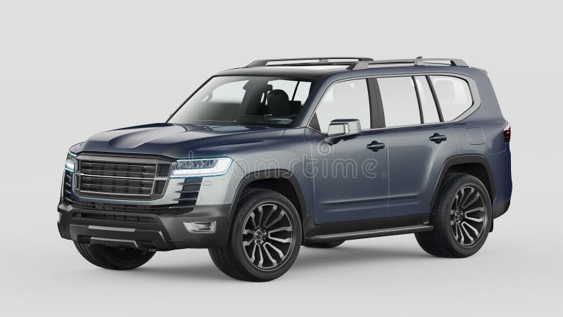 3D generic SUV stock illustration. Illustration of luxury - 257174994