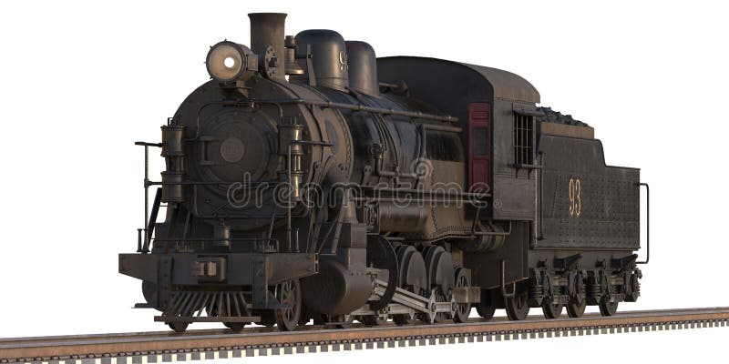 3D generic train stock illustration. Illustration of concept - 230428150