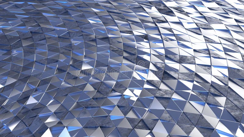 3D Geometric Abstract Background Stock Image - Image of color, wave ...