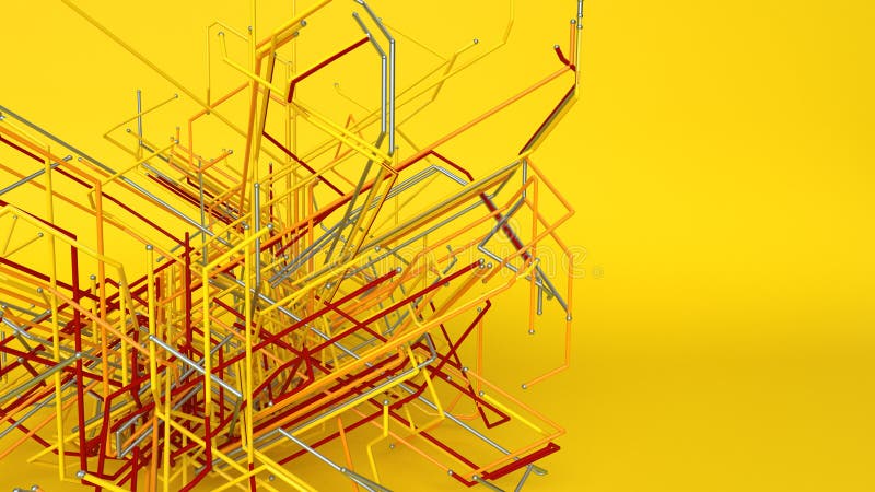 3D Geometric Abstract Background Stock Image - Image of geometry ...