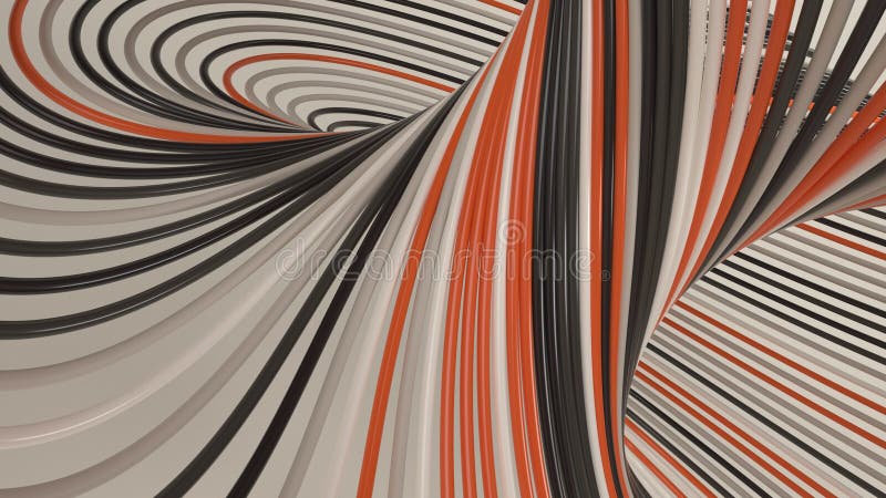 3D Geometric Abstract Twist Background Stock Illustration ...
