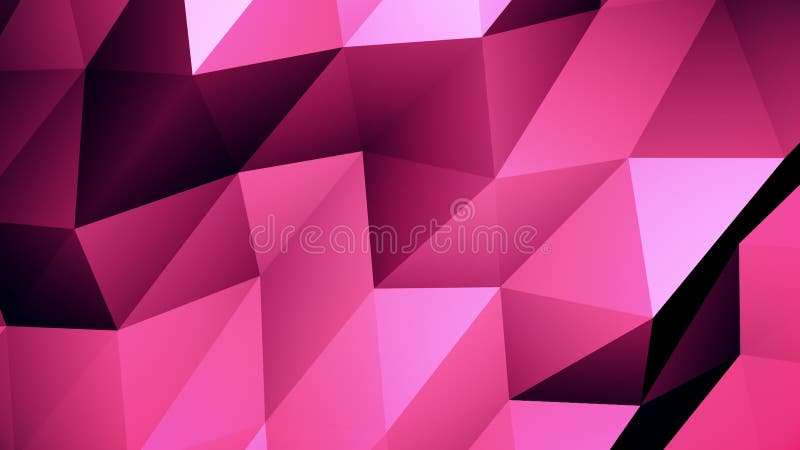3D Geometric Abstraction, Pink Live Wallpaper Animation Stock Video ...