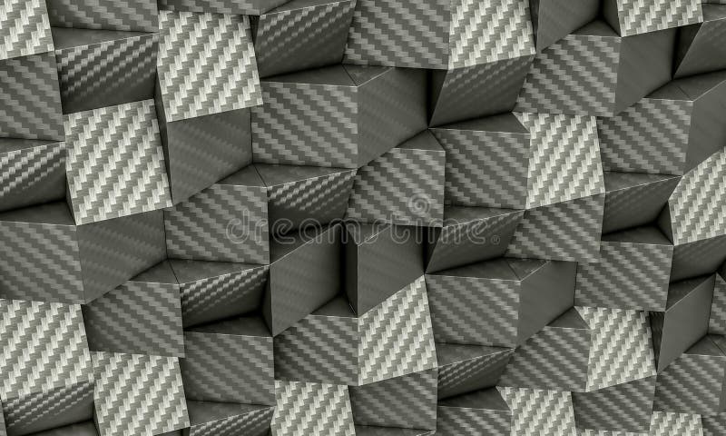3d geometric background stock illustration. Illustration of carbon ...