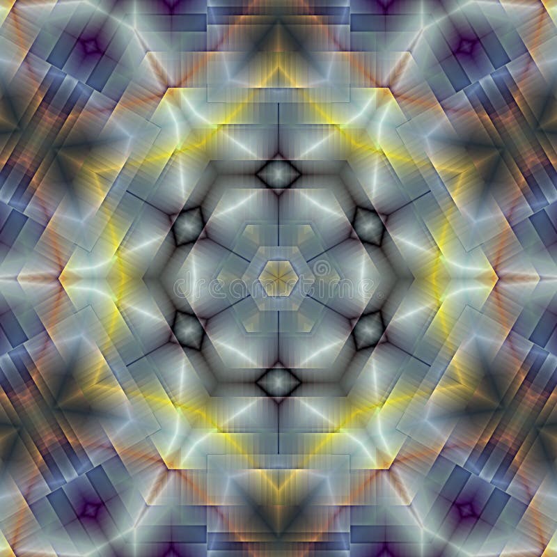 3d Geometric Color Gradient Pattern Stock Illustration - Illustration ...