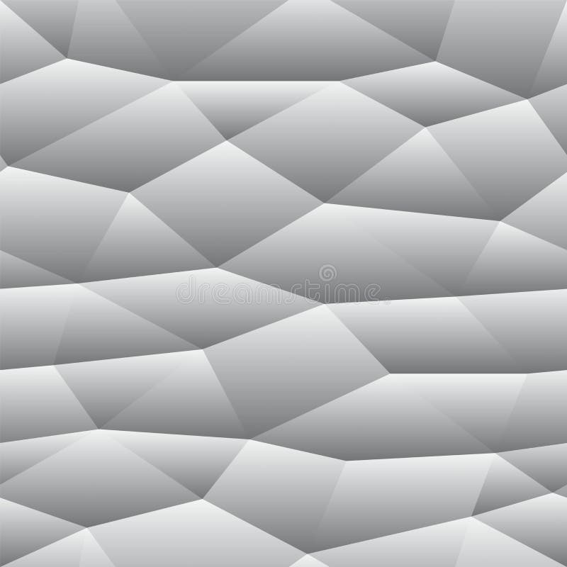 3d Geometric Pattern. Abstract Gray Seamless Background Stock Vector ...