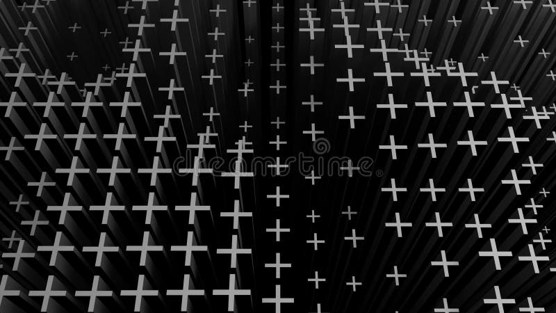 Looping Abstract Cross Elements Animation.Screensaver. Stock Video ...