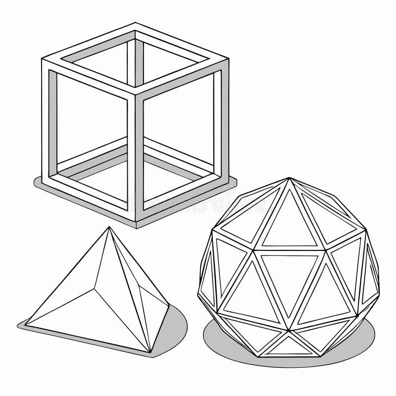 3d Geometric Solids Stock Illustrations – 947 3d Geometric Solids Stock ...