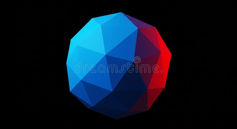 A 3D Geometric Sphere Composed of Interconnected Polygons with a ...