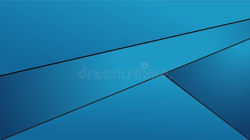 3D Geometric Stripes Vector Illustration in Cool Blue Theme. Geometric ...