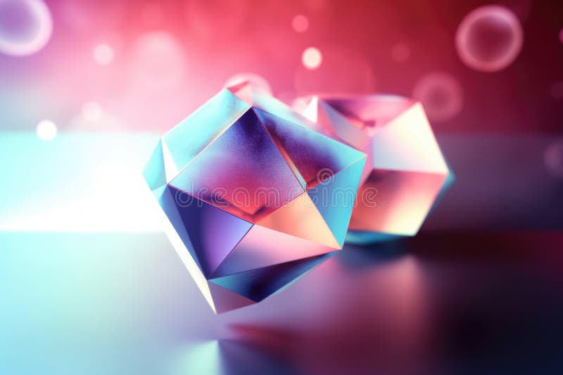 3d Geometric Structure Coming To Life with Animation and Movement Stock ...