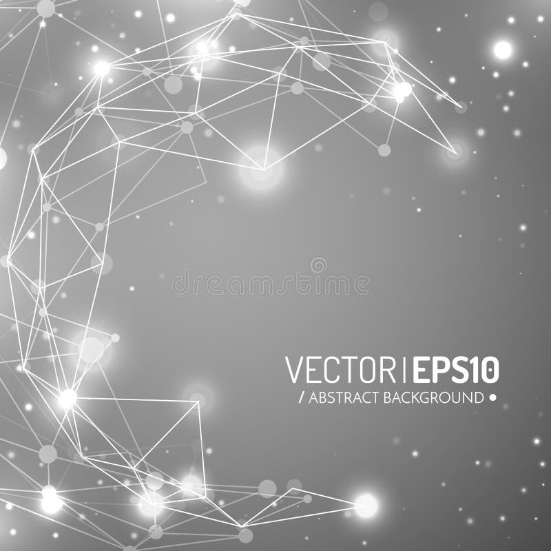 3d Geometric Vector Background for Business or Science Presentation ...