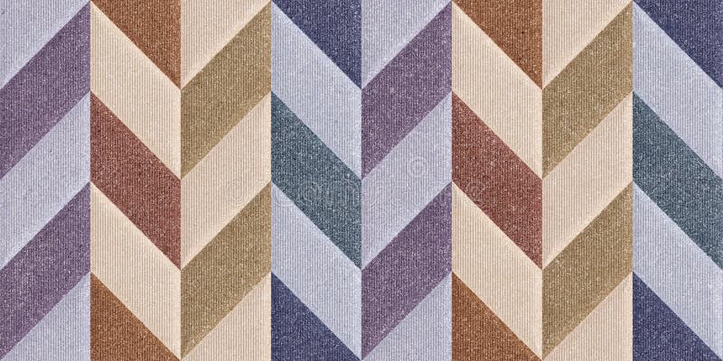 3D Geometric Wall Tile Design, Abstract Artwork. Colorful Texture ...