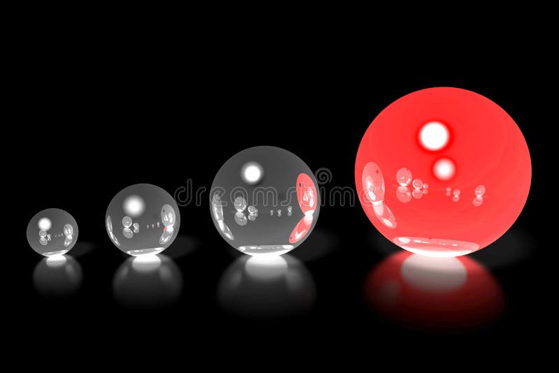 Big Small Concept Big Small Spheres Stock Illustrations – 149 Big Small ...