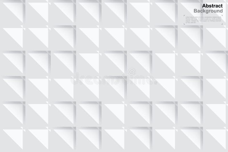 3D Geometry Background in Paper Art Style. Vector Illustration. Stock ...