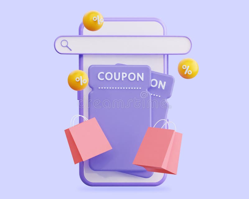 3D Gift Voucher on Mobile Phone. Search in the Browser for Profitable ...