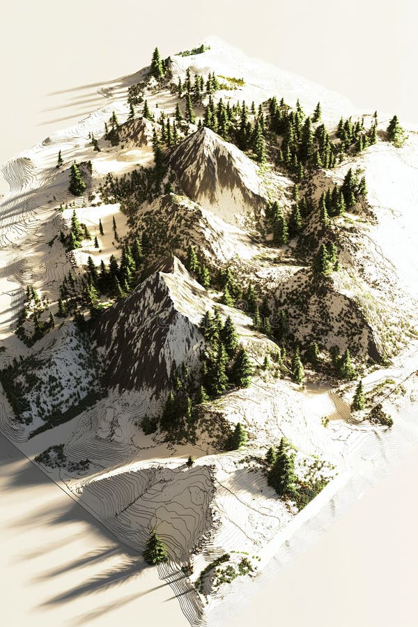 3D GIS Map of a Forested Mountain with LiDAR Data Visualizing Elevation ... 3D GIS Map of a Forested Mountain with LiDAR Data Visualizing Elevation ...