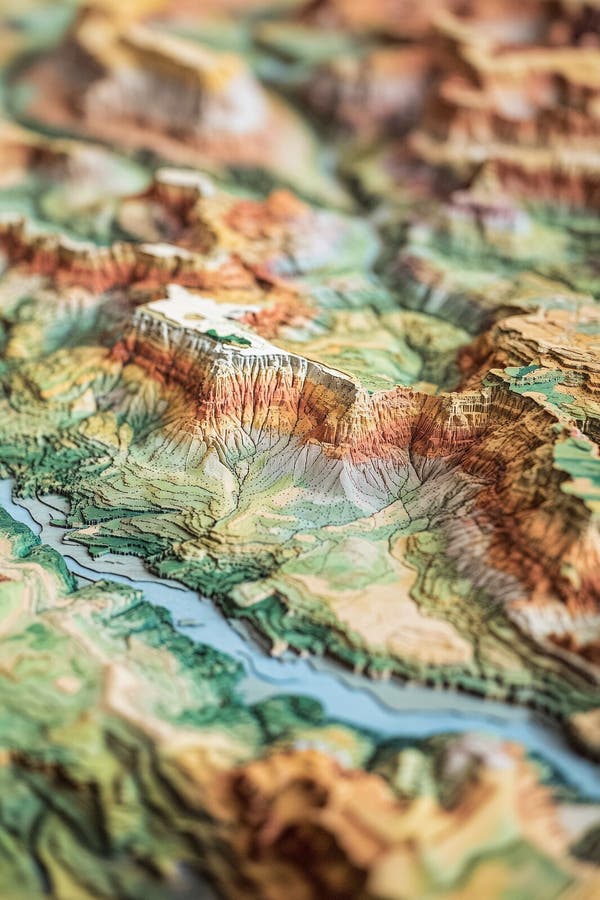 3D GIS Map of a River Canyon Showcasing Elevation Erosion Patterns and ... 3D GIS Map of a River Canyon Showcasing Elevation Erosion Patterns and ...