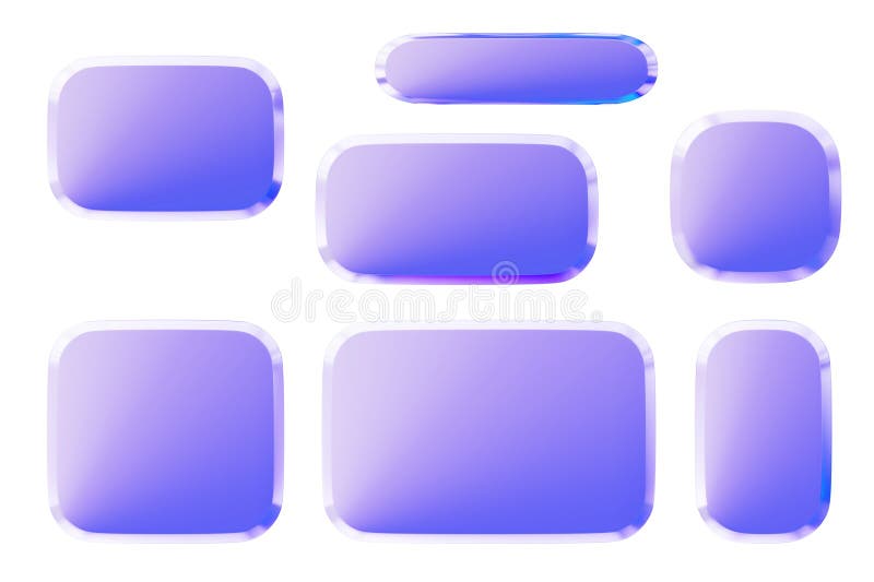 3d Glass Holographic Banner or Plate Set with Transparent Frame for Ui ...