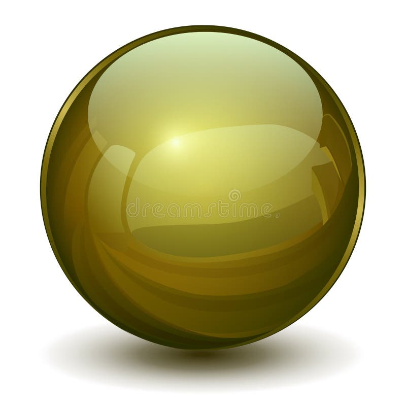 3D glass sphere stock vector. Illustration of glass - 174130205