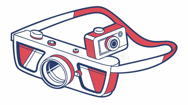 3D Glasses and Camera Visual Technology and Photography and ...