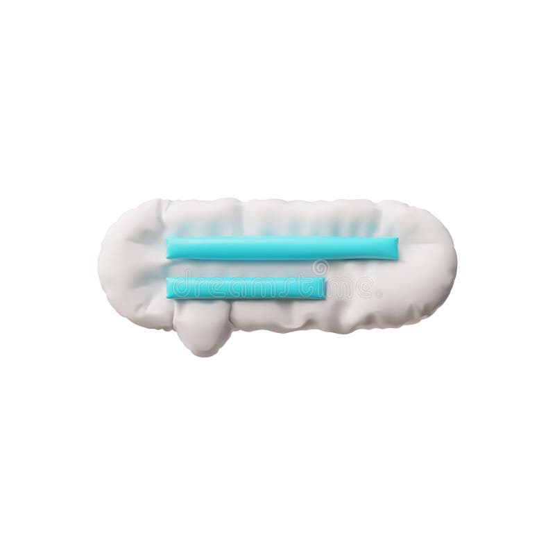 3D Glossy Inflated Balloon Speech Bubble with Blue Lines Vector Icon ...
