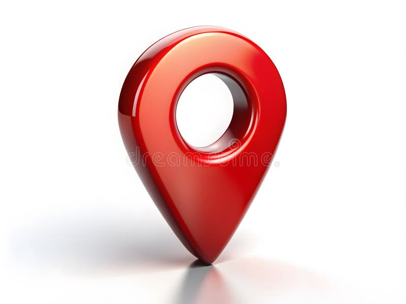 3D Glossy Red Map Pointer a Vibrant HighImpact Design Element for ...