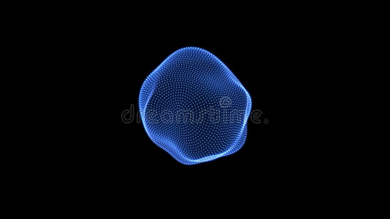Create a Stunning 3D Visual with a Luminous Sphere in an Abstract ...