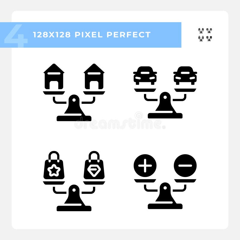 Comparisons Icons Stock Illustrations – 179 Comparisons Icons Stock ...