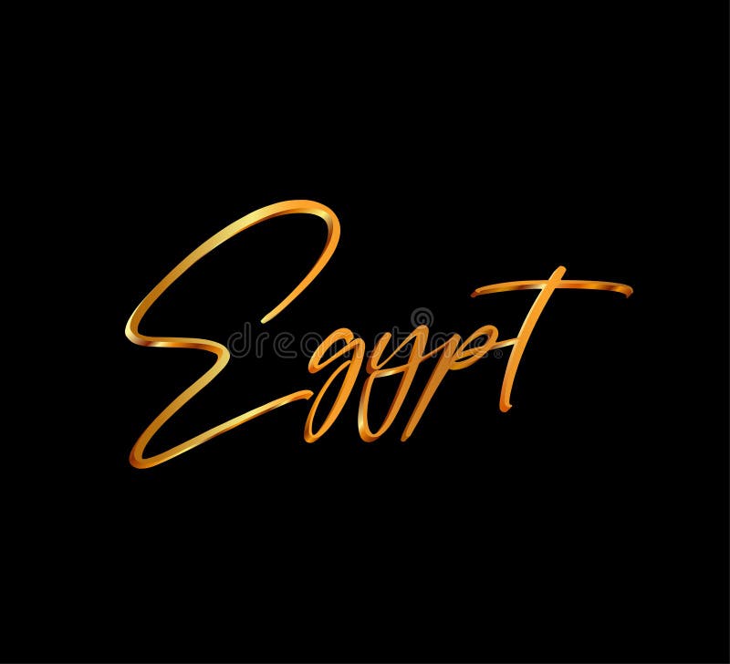 The Map of Egypt with Text, Textless, and with Flag Stock Illustration ...