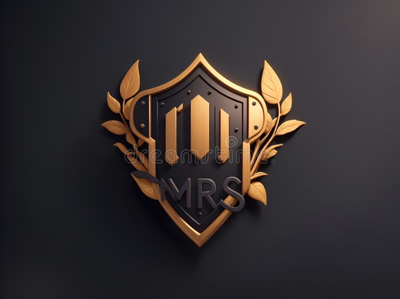 3d gold logo mockup stock illustration. Illustration of logo - 316161332