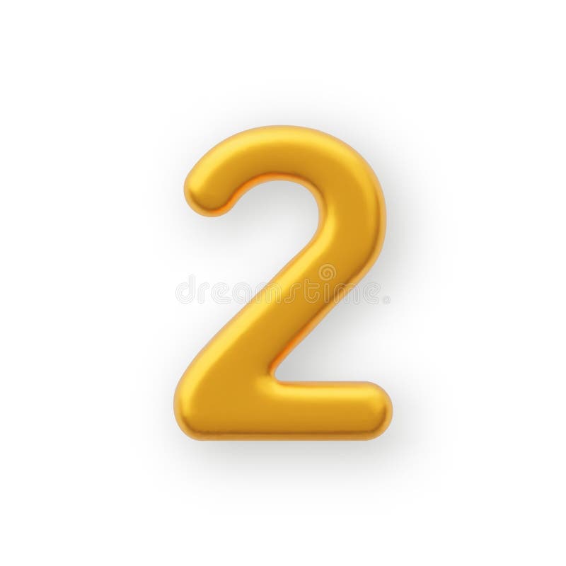 Gold Number 2 Stock Illustrations – 1,645 Gold Number 2 Stock ...