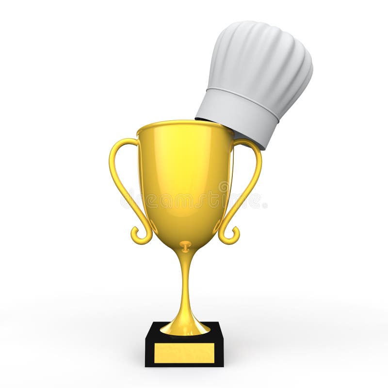 Cooking trophy stock illustration. Illustration of reward - 104642294