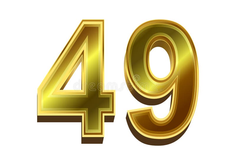 Number 49 Stock Illustrations – 719 Number 49 Stock Illustrations ...