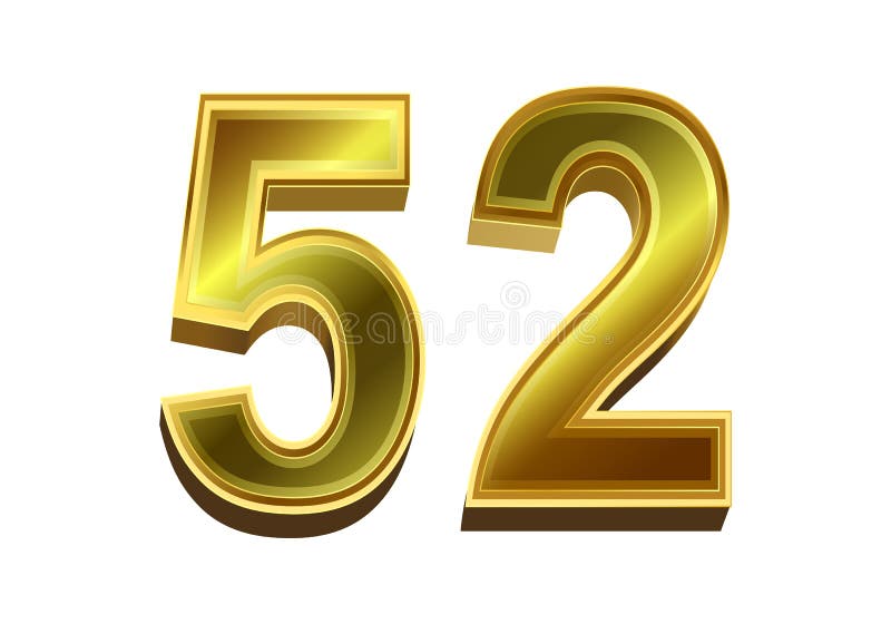 Number 52 Stock Illustrations – 726 Number 52 Stock Illustrations ...
